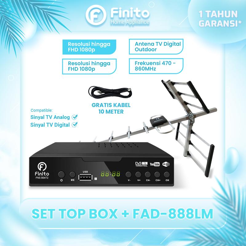 [BUNDLE] STB Set Top Box Finito Digital TV Tabung SNI + ANTENA - Shop ...