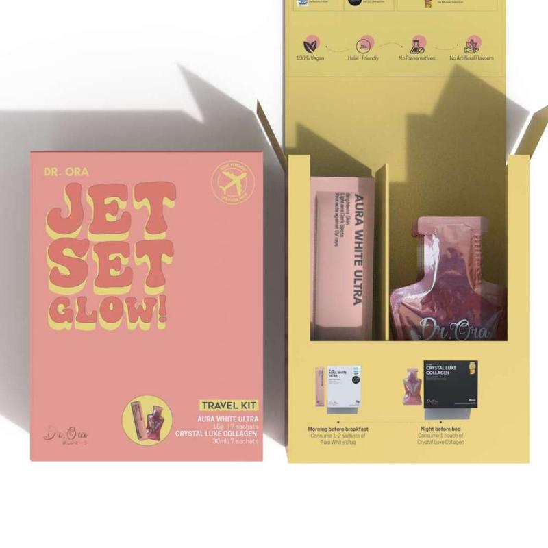 [INSTOCK] Dr. Ora Jet Set Glow Traveler Kit | Aura White Ultra - TikTok ...