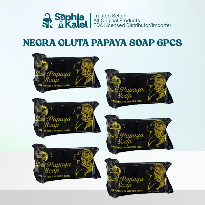 Negra Gluta Papaya Soap 6pcs - TikTok Shop Philippines