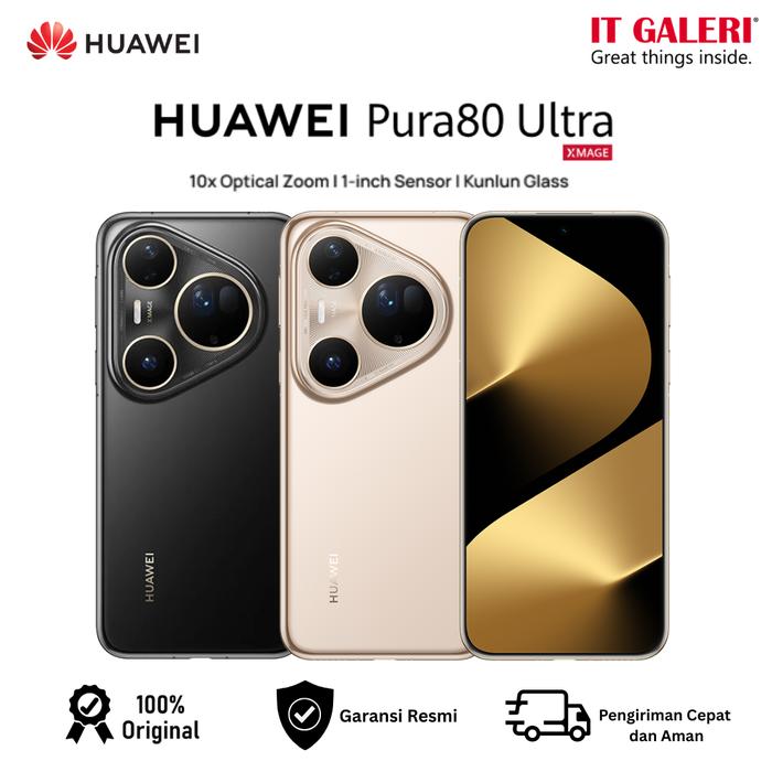 Promo Huawei Pura 80 Ultra Smartphone 10x Optical Zoom 1-inch Sensor ...