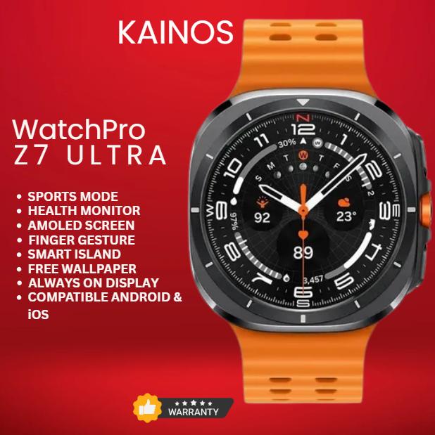 Jual Kainos Z7 ULTRA AMOLED HQ Smartwatch IP68 Support iOS & Android ...