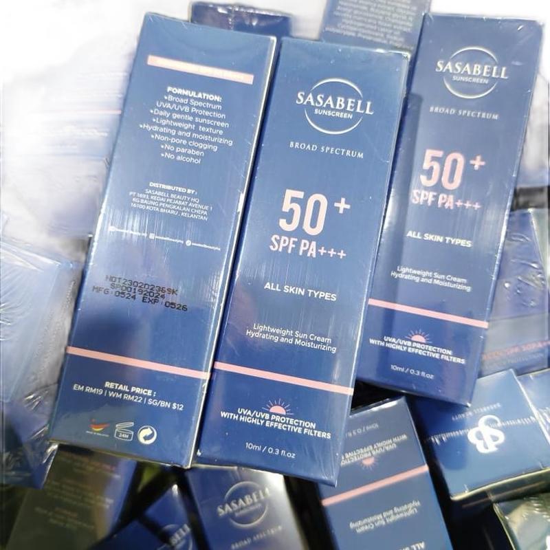 SASABEL SUNSCREEN 10ML READY STOCK - TikTok Shop Malaysia
