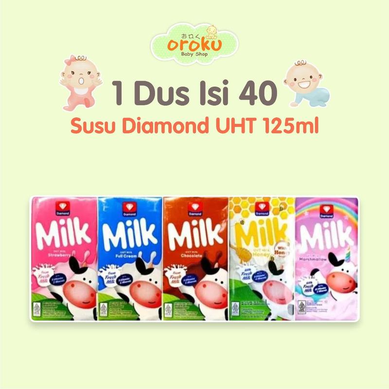 SUSU DIAMOND UHT 125ML 1 DUS ISI 40 - Shop | Tokopedia