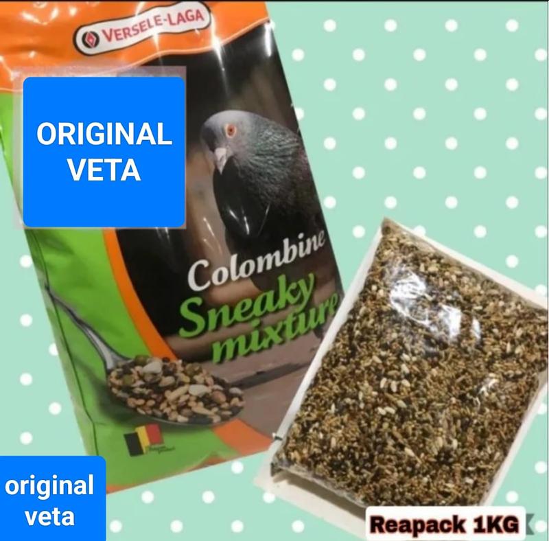 SNEAKY MIXTURE COLOMBINE VERSELE LAGA 1 KG MAKANAN BURUNG MERPATI ...