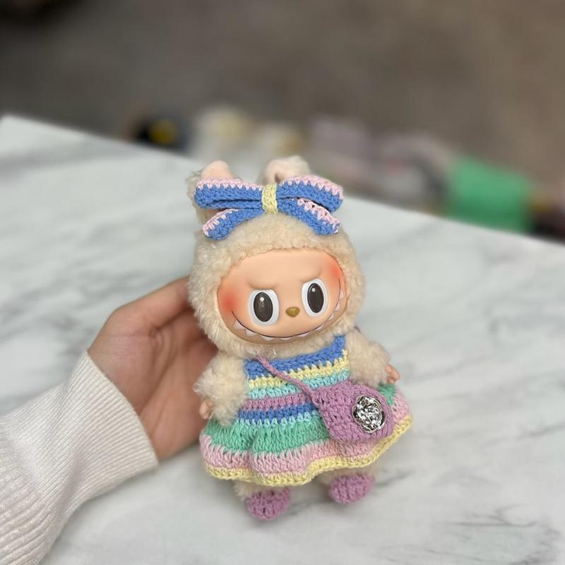 Dress labubu Popmart Warna Warni Dengan Tas, Sepatu, Pita - Shop ...