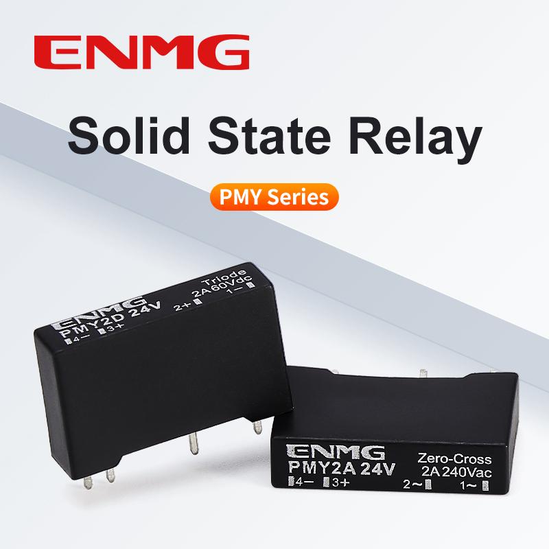 ENMG Small PCB Solid State Relay Pin PMY2D6124 DC Control DC 24V AC ...