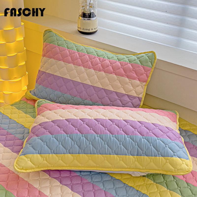 FASCHY Colorful Waterproof Pillowcase 9 Colors,Multi-pattern - TikTok ...
