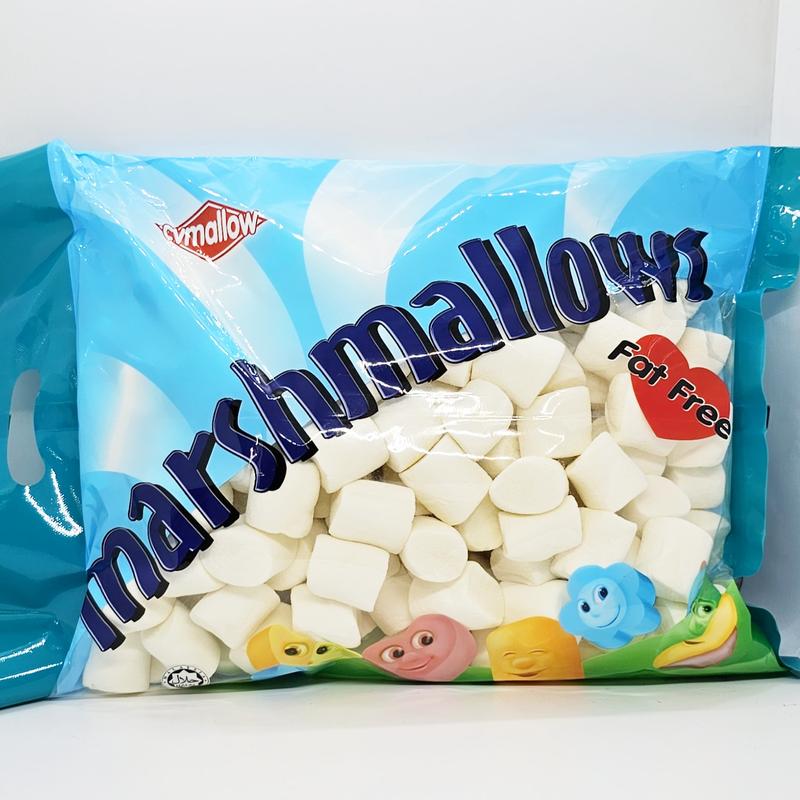 Cv mallow Marshmallow Fat Free [1KG /HALAL] Big White Marshmallow ...
