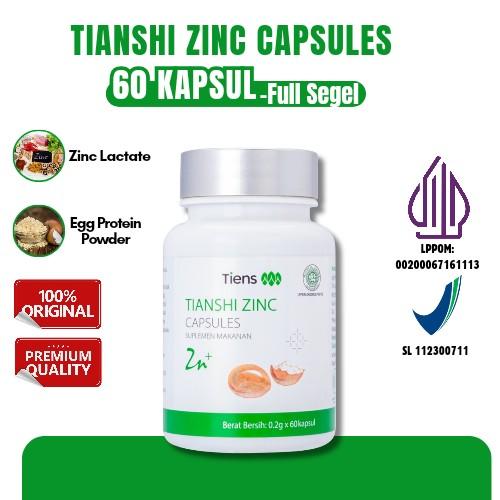 Tianshi Zinc Capsules Suplemen Anak dan Dewasa (isi 60 Kapsul) - Shop ...