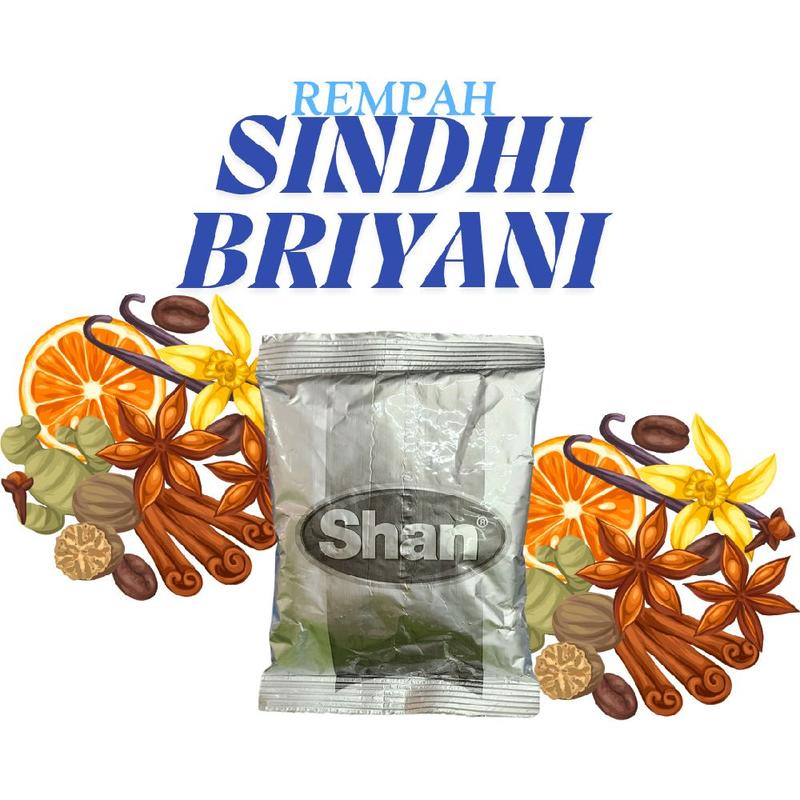 REMPAH BRIYANI BOMBAY / SINDHI ( SHAN ) 50G Cooking Food - TikTok Shop ...