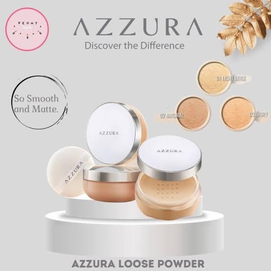 Azzura loose powder 30g | bedak tabur - Shop | Tokopedia