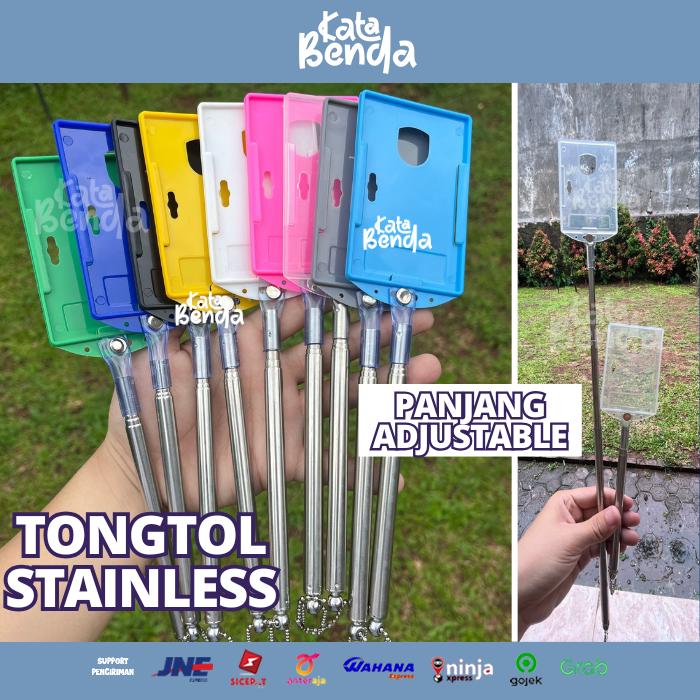 Tongkat Etoll Besi Stainless Tongtol Praktis Flazz Emoney Steel - Shop ...