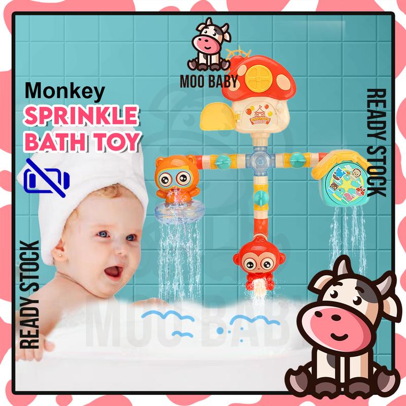 Moo Baby Toy Baby Bath Toy Sprinkle Monkey Baby Bath Toys fo - TikTok ...