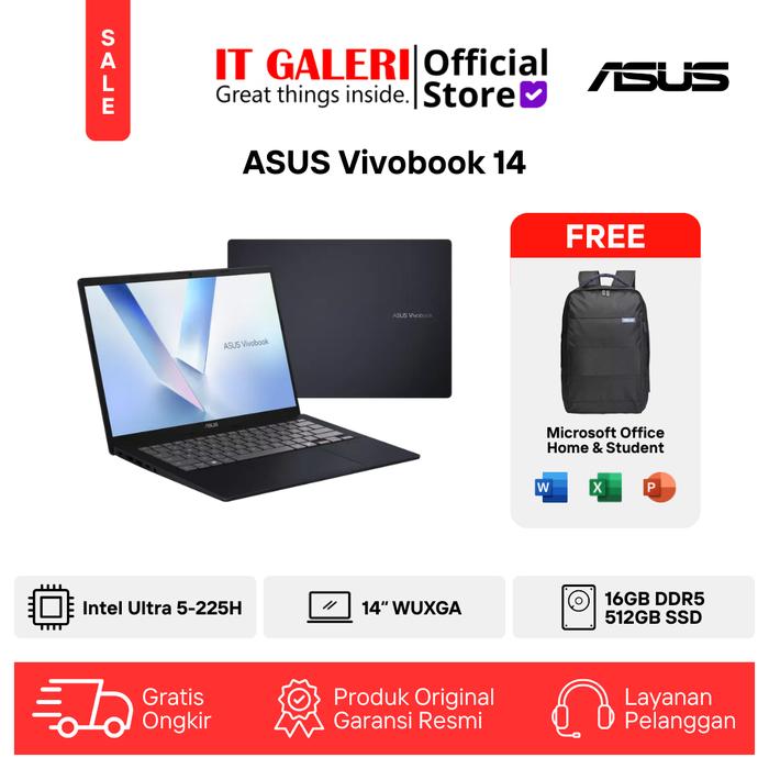Promo ASUS Vivobook 14 | A1407CA-VIPS5151M | Intel Core Ultra 5-225H ...
