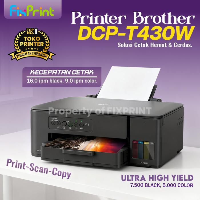 Jual Printer Brother DCP-T430W Wireless (Print-Scan-Copy) / Printer ...