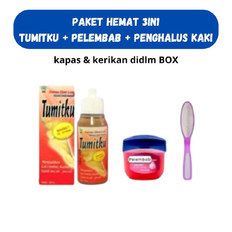 Paket Hemat 3in1 Tumitku + Pelembab + Penghalus Kaki - Solusi untuk ...