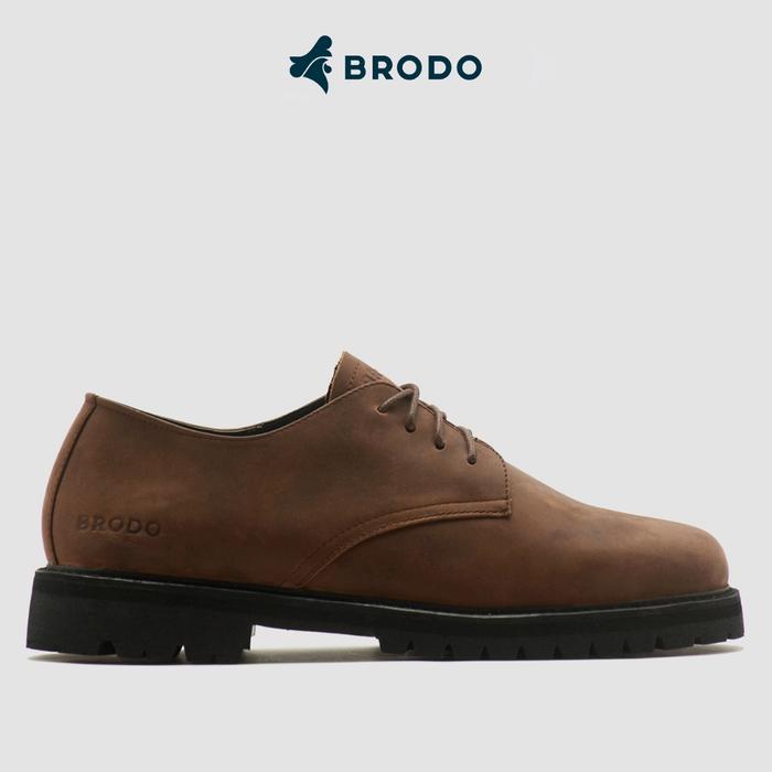 Promo BRODO - Sepatu Andria Boots Dark Choco BS - 41 Cicil 0% 3x - Kab ...