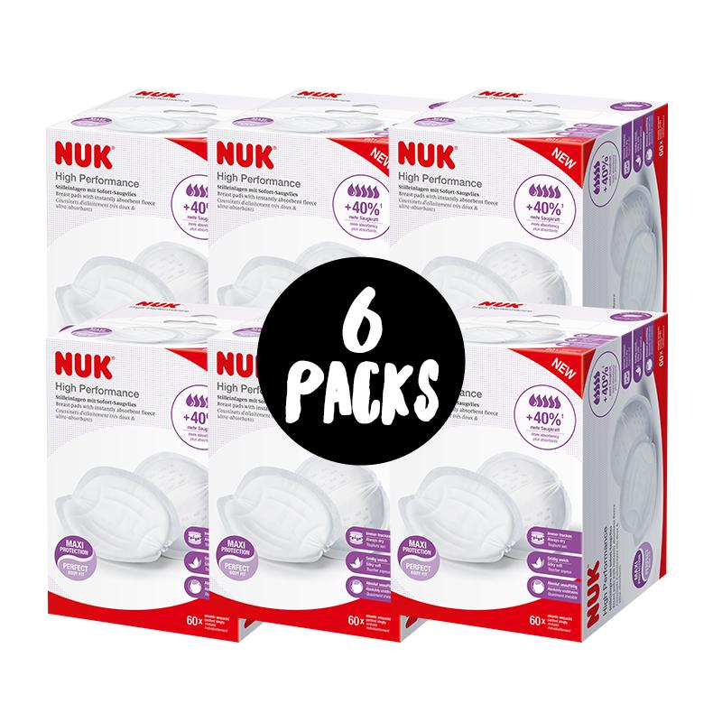 NUK High Performance Breast Pads 60/box | Super Soft Inner Fabric ...