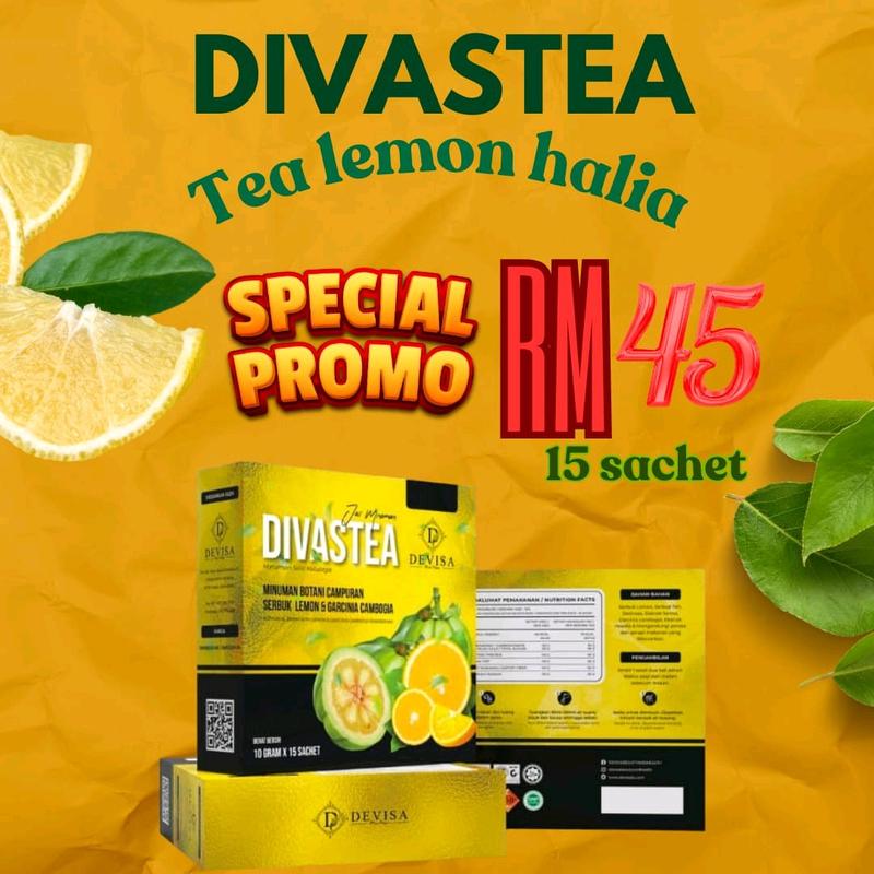 DivasTea Perasa Lemon Halia - TikTok Shop Malaysia