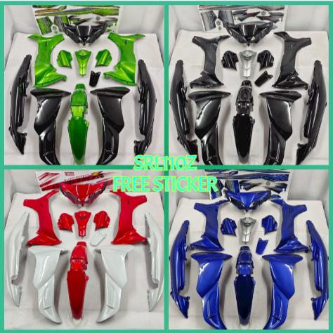 YAMAHA SRL110 Z SRL110Z BODY COVER SET COLOUR PARTS FREE STICKERH HLD ...