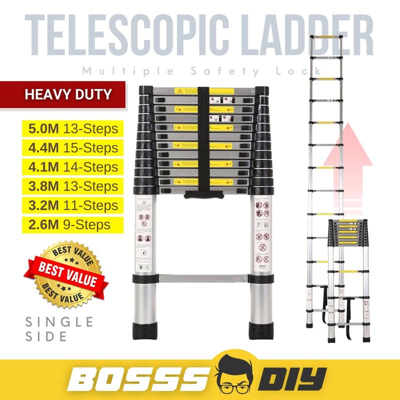 STL High Quality Aluminium Single Telescopic Ladder Extendable - TikTok ...