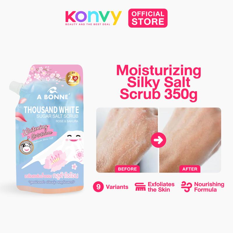 Abonne Moisturizing Silky Salt Scrub 350g (Body Care Exfoliate - TikTok ...