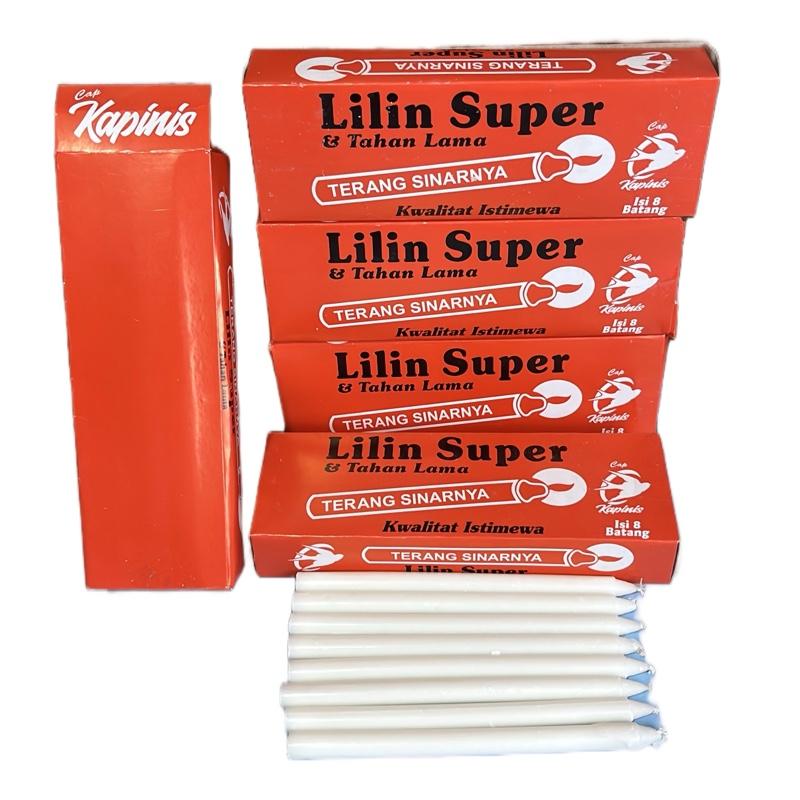 Paket 5 Pak Tipe LS Lilin Putih Dan Warna Pack Isi 8 Batang/Pcs - Shop ...