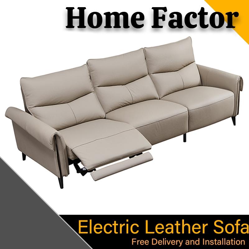 Cowhide Leather Electric Genuine Leather Sofa(Free Install&Delivery ...