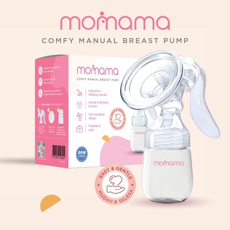 Momama Comfy Manual Breast Pump [Portable & Ergonomic Handle] - TikTok ...