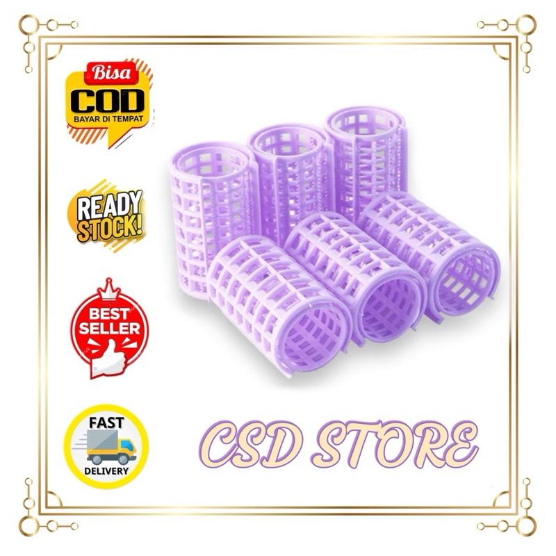 Isi 5 pcs ROLL RAMBUT / HAIR CURLER / Penggulung Rambut / Keriting ...
