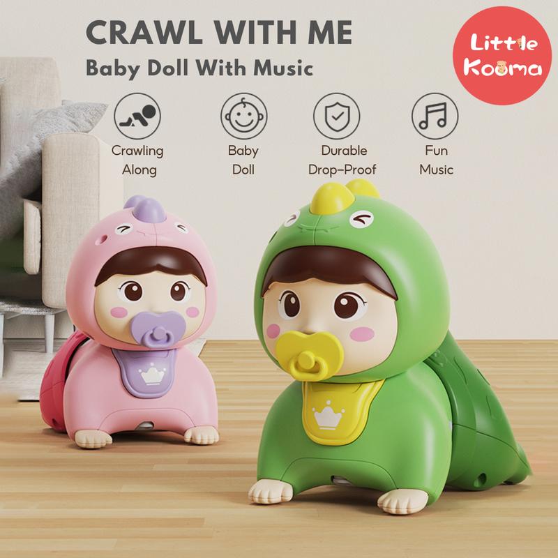 Crawl With Me Baby Doll Toy With Music - Suitable For 3 Months - TikTok ...