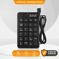 Promo MTECH Numeric Keypad Wireless Portable Numerik Tombol Multimedia ...