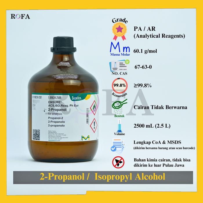 Jual Isopropil Alkohol / Isopropyl Alcohol / IPA / 2-Propanol Pro ...
