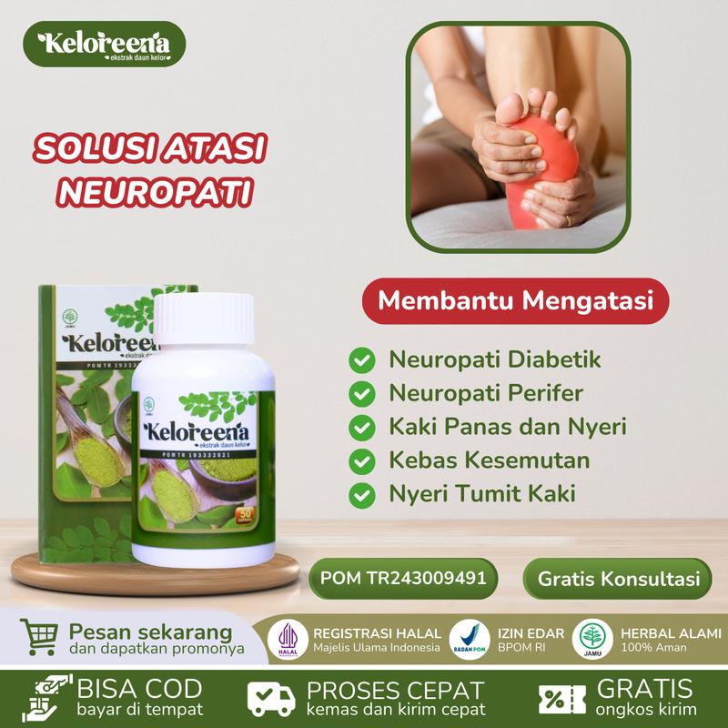 Keloreena Obat Neuropati Diabetik, Neuropati Saraf Perifer, Nyeri Kaki ...