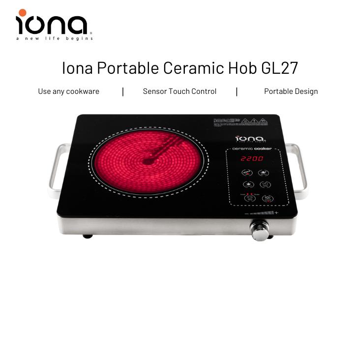IONA Ceramic Induction Cooker Stove | Portable Electric Infrared ...
