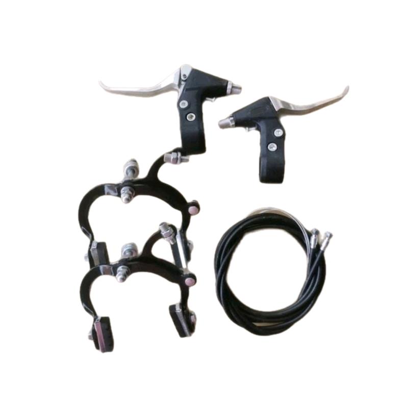 Basikal Caliper Brake Complete Set Alloy Lever Basikal Depan Belakang ...