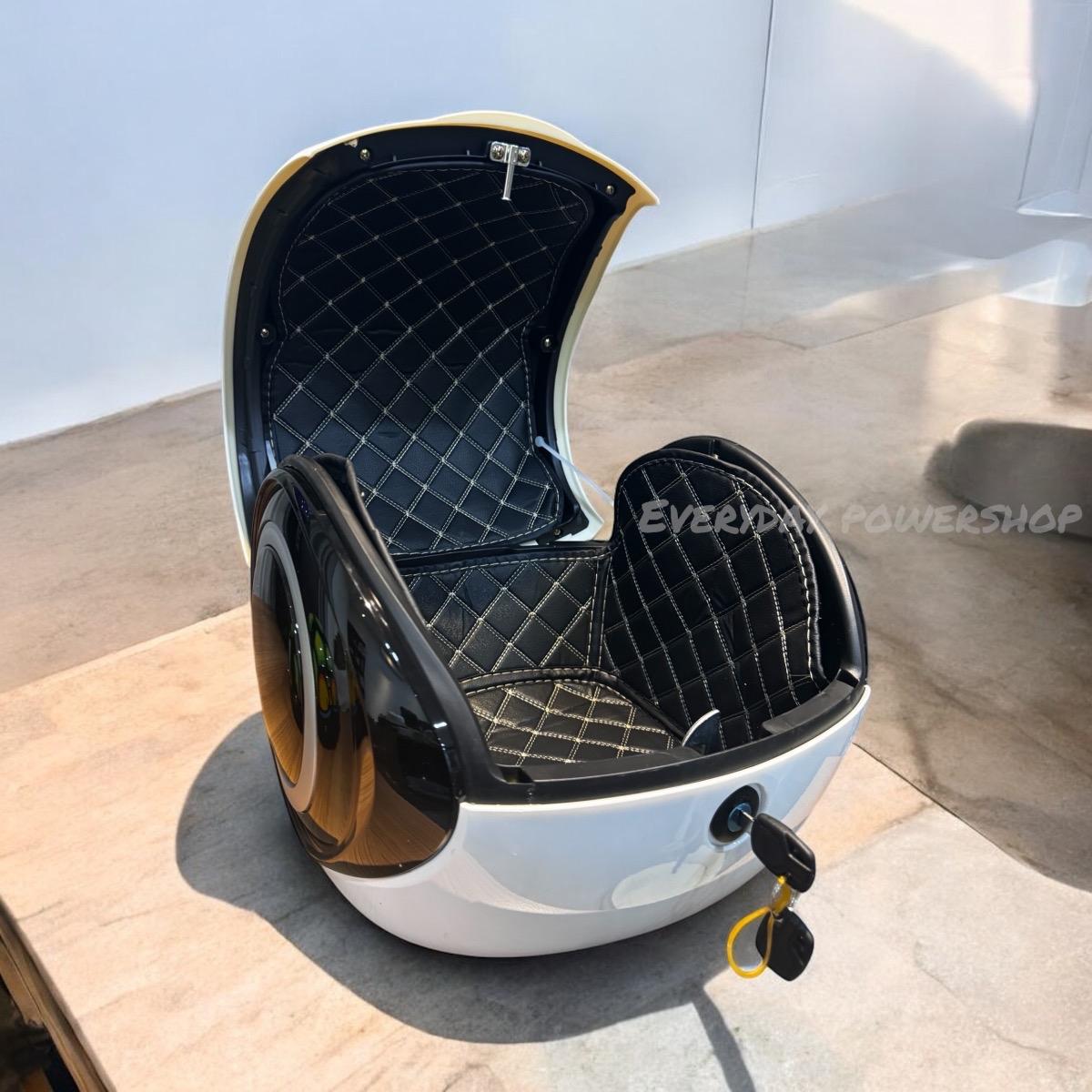 Siput Topbox 35Liter Waterproof Alien Tail Top Box with Leather Inner ...