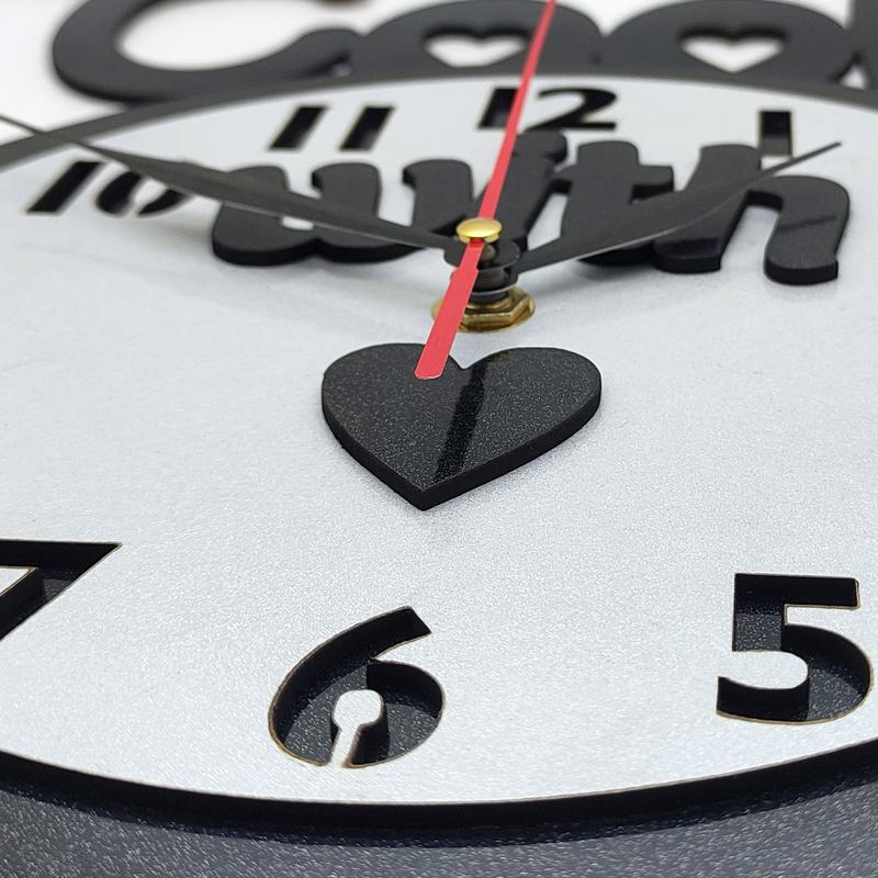 Jam dan Hiasan Dinding dapur Cook With Love JD035 - Shop | Tokopedia