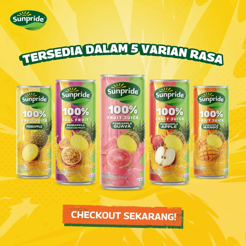 [Isi 12] Sunpride Juice Pineapple 220 ml - Shop | Tokopedia