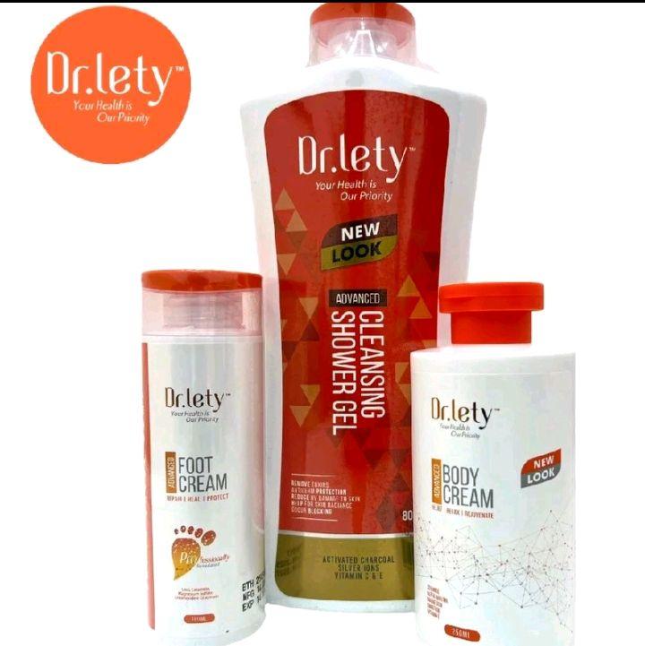 DrLety ADVANCE FOOT CREAM + BODY CREAM + SHOWER GEL - TikTok Shop Malaysia