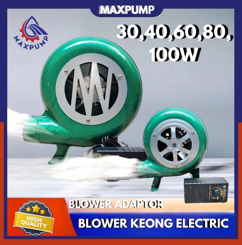 MAXPUMP Blower Elektrik Keong 1.5" AC/DC 12V 220V Adaptoratur Speed ...