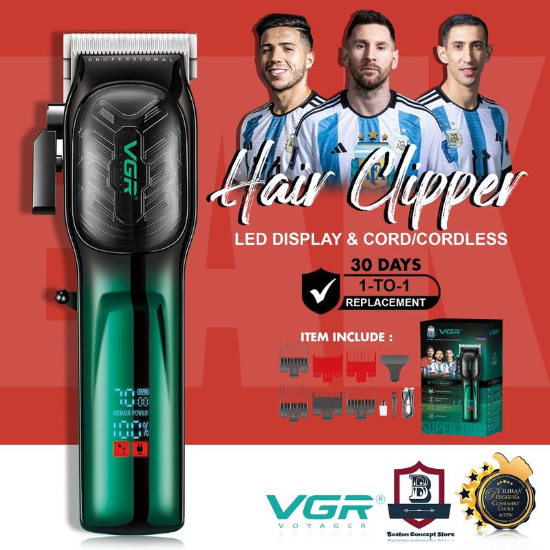 VGR V-654 Barber Cordless Rechargeable Professional Hair Trimmer ...