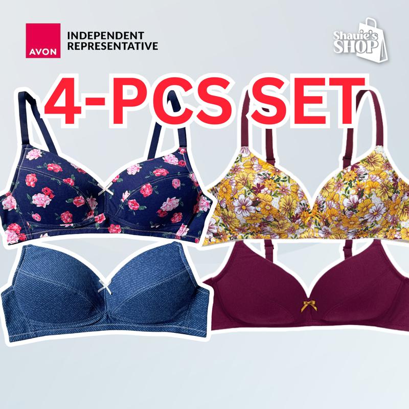 4-PCS: AVON Portia & Thea Non-wire Bra Set - TikTok Shop Philippines