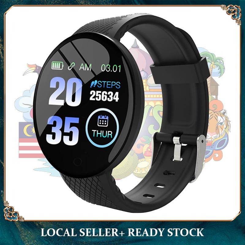 D18 Waterproof Round Smart Watch with Fitness Tracker/Bluetooth ...