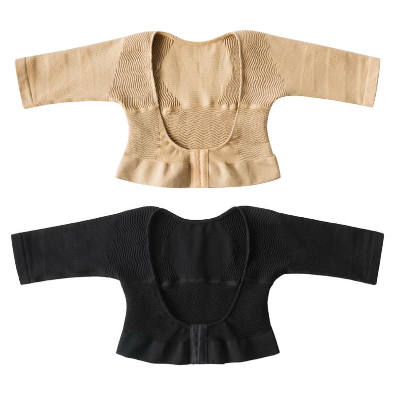 Women's Arm Shapers Back Shoulder Wrap Tops Arm Shaping Sleeves ...