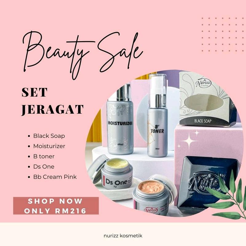 Full set jeragat Nurizz kosmetik - TikTok Shop Malaysia