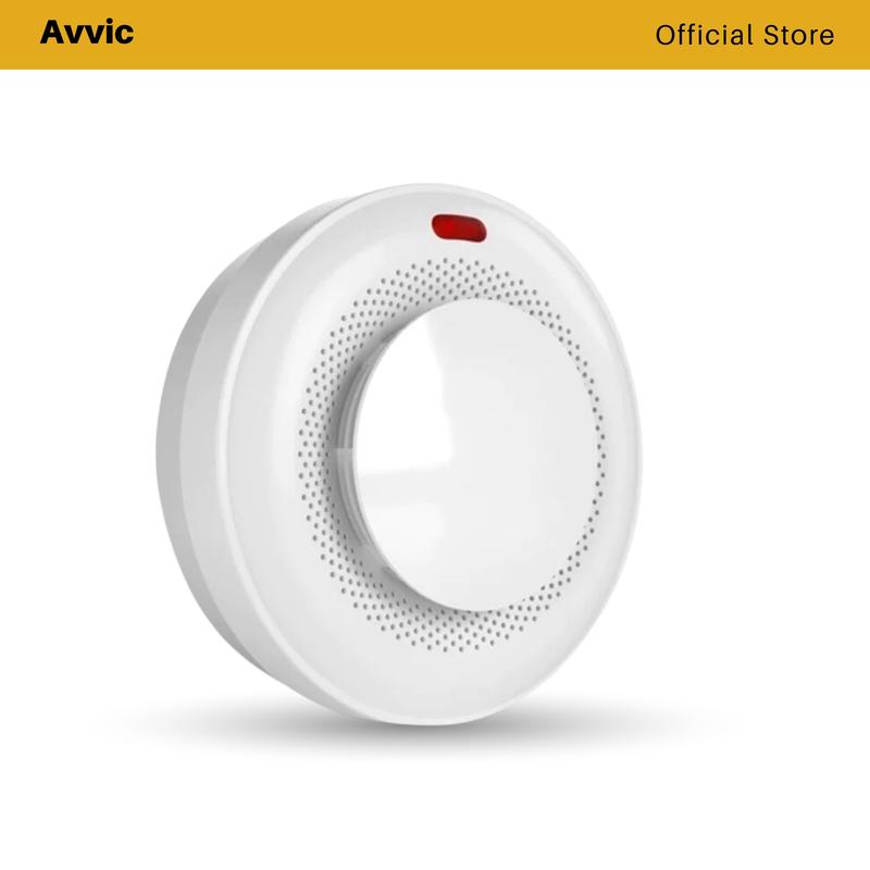 Avvic Smoke Detector Fire Alarm Photoelectric Sensor Kebakaran - Shop ...