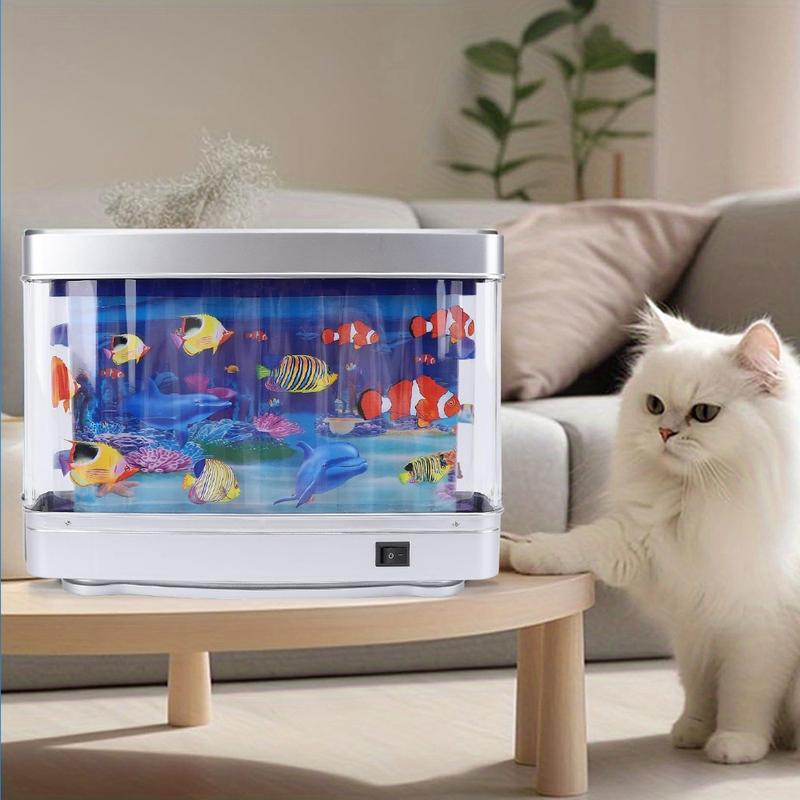 LED Dynamic Artificial Fish Tank Light, Aquarium Sensory Lamp, with ...