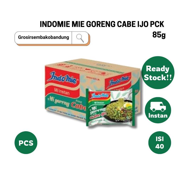 INDOMIE MIE GORENG CABE IJO PCK 85g - 1 Dus - Kota Bandung - Shop ...