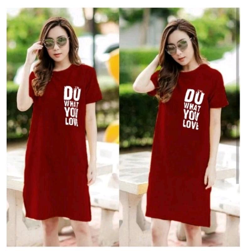 (VCO) - Daster Wanita Harian Motif Do What You Love Kekinian. - Shop ...